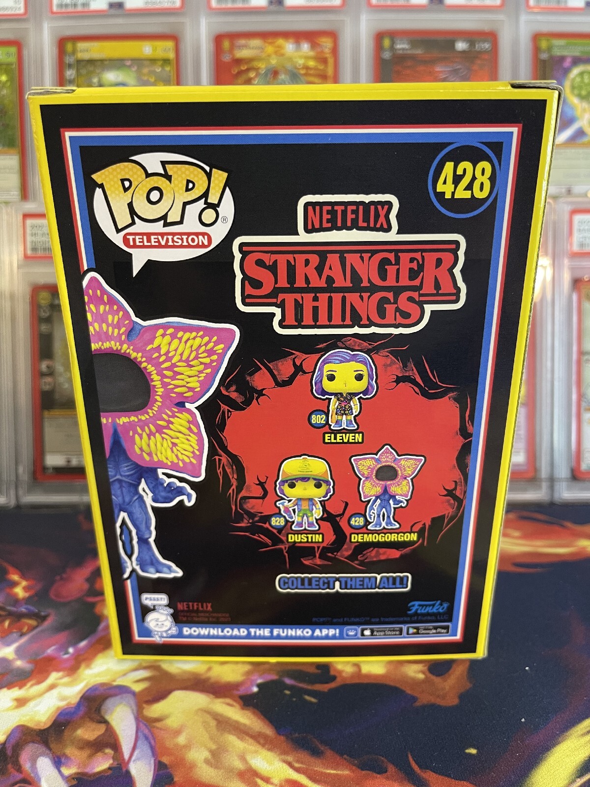 Funko Pop! Stranger Things Demogorgon #428 Black Light Target Exclusive ...