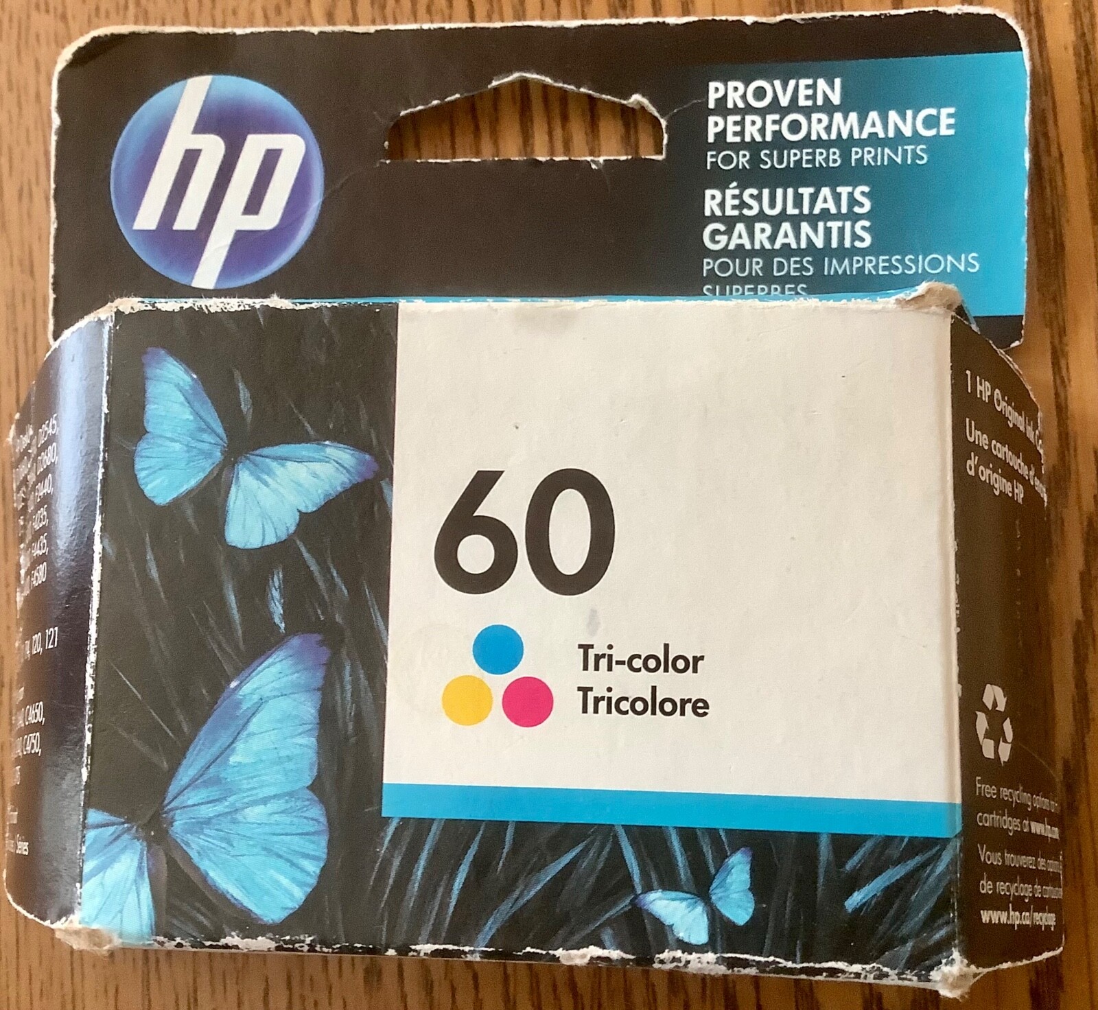 HP 60 Tri-color print cartridge exp. 7/23 New in Box! | eBay