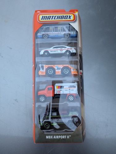 2025 Matchbox MBX AIRPORT II 5 Pack, Free Shipping USA, Ford, Shuttle ...