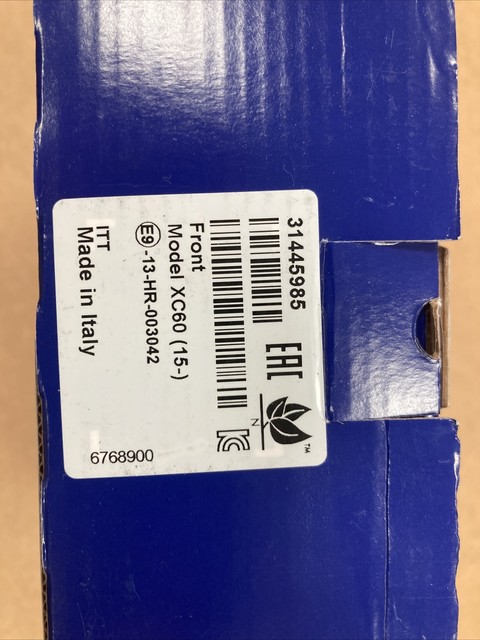 Genuine OEM Volvo Xc60 Brake Pad Kit 31445985 for sale online | eBay