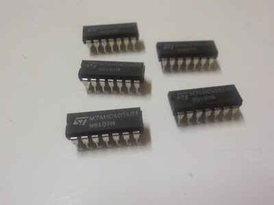 5 CIRCUITS INTEGRES LOGIQUES TTL NEUFS 74HC4024 LOT 136 | eBay
