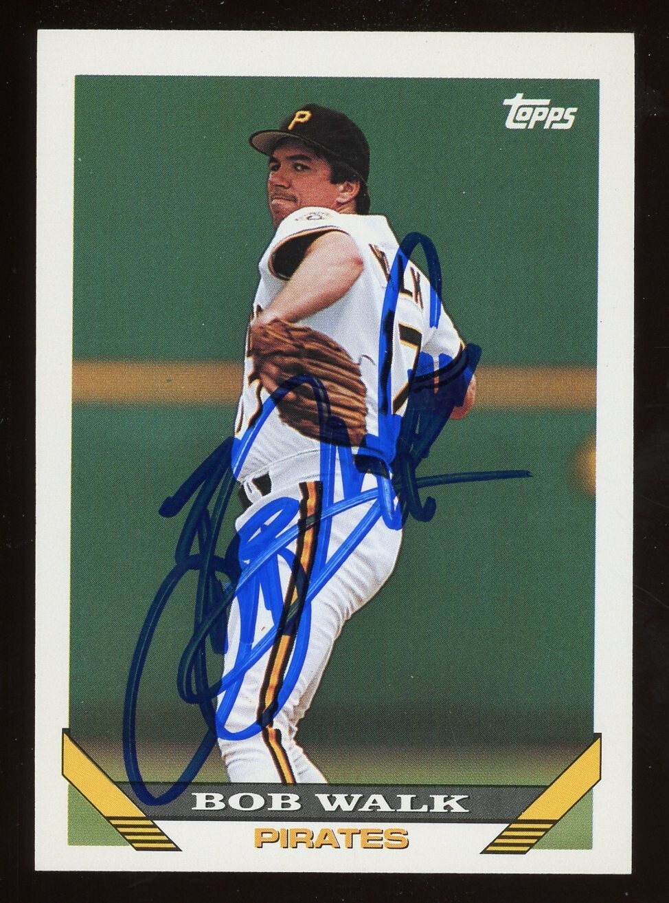 1993 Topps BOB WALK Signed Card autograph AUTO PIRATES | eBay