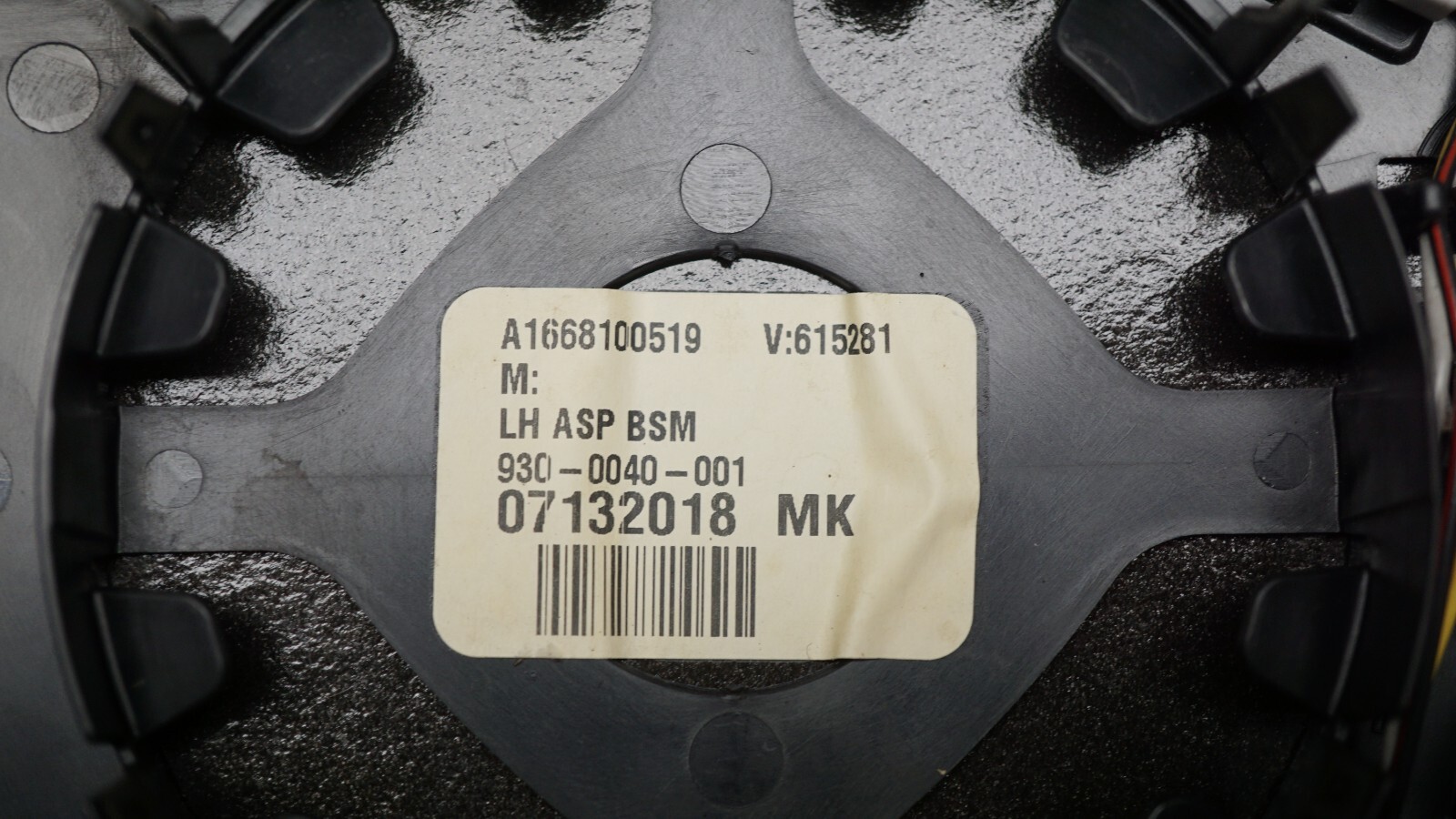 GENUINE MERCEDES W166 X166 RHD LEFT MIRROR GLASS HEATED BLIND SPOT ...