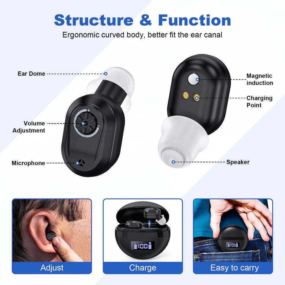 OTC Hearing Aids - Wireless, Rechargeable | eBay