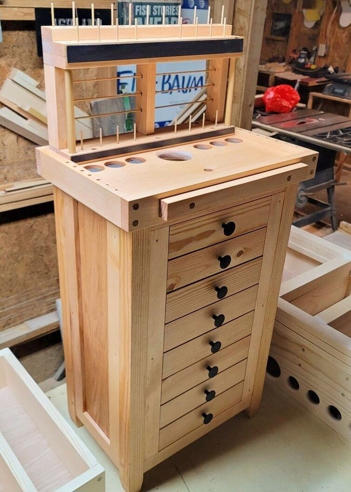 PORTABLE FLY TYING TABLE benches desks TROUT bass Fly Fishing flies ...