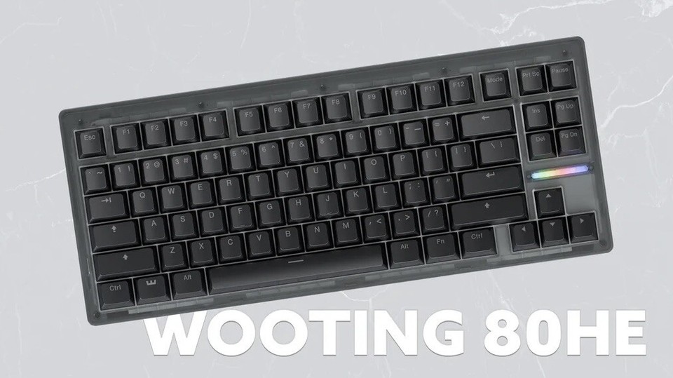 Wooting 80HE ANSI Ghost Special Edition Gaming Keyboard Sealed FAST ...
