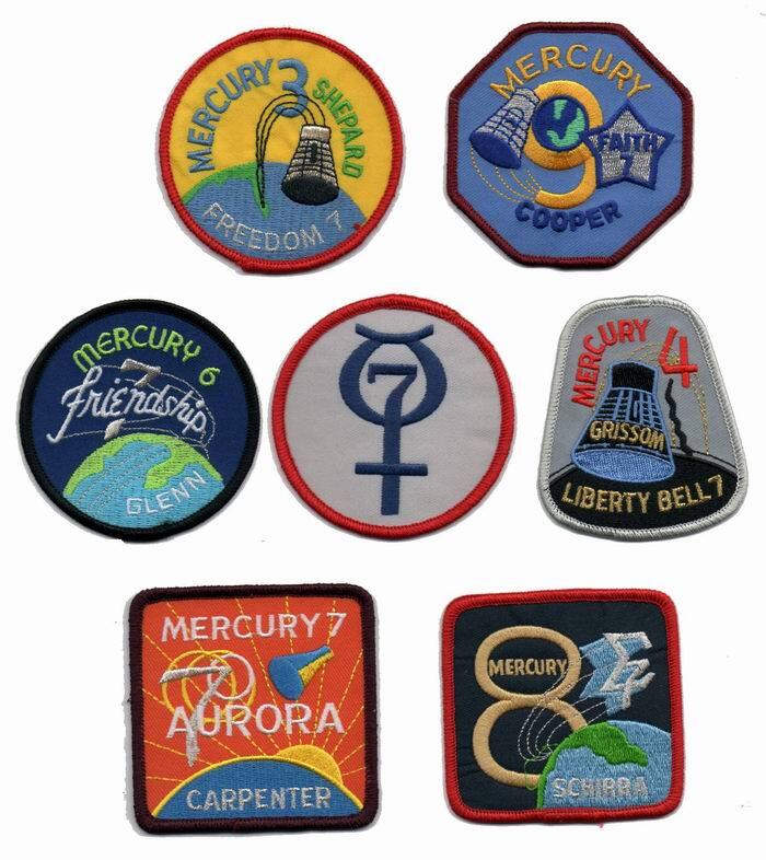 Project Mercury Mission Patches