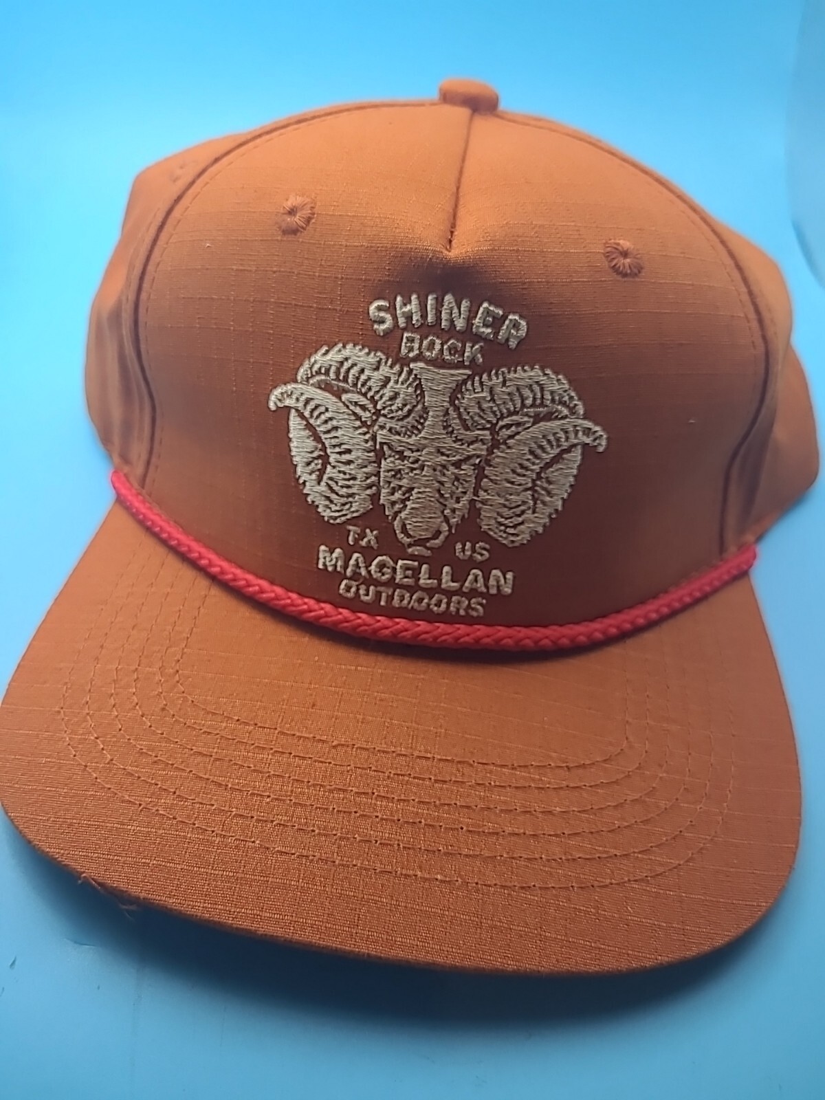 Shiner Bock Magellan TX US Adjustable Snapback Trucker Rope Hat Retro ...