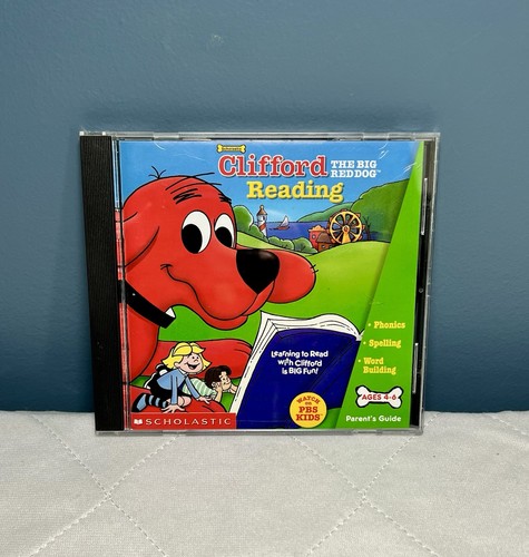 Scholastic Clifford The Big Red Dog Reading CD ROM Phonics Spelling | eBay