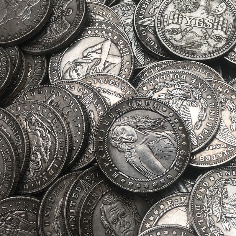 Antique Silver Coin American Morgan Hobo Coin Artifact | eBay