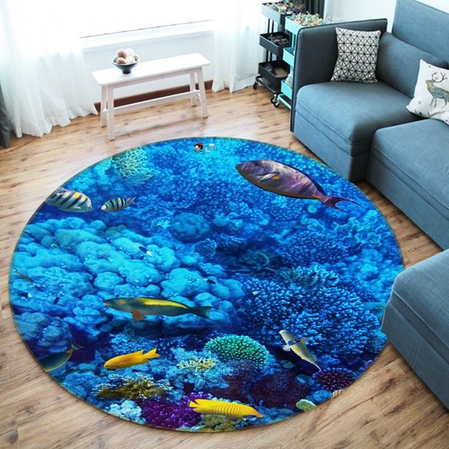 3D Underwater World Fish NAO3594 Game Rug Mat Elegant Photo Carpet Mat ...