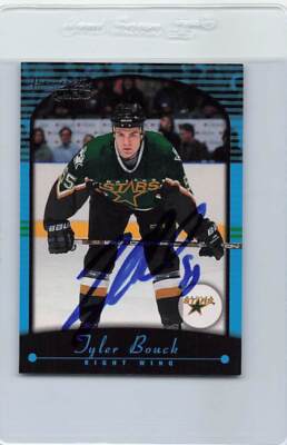 2000/01 Premier Plus #117 Tyler Bouck North Stars Signed Auto *H499 | eBay