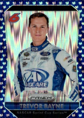 2016 Panini Prizm Prizms Blue Flag #6 Trevor Bayne /99 | eBay