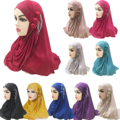 Islamic Amira Headpiece Shawl Hijab Headband Ramadan Woman Muslim ...
