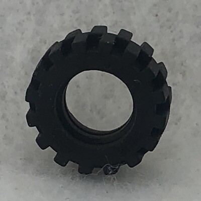 LEGO 87414 Black Tire 15mm D. x 6mm Offset Tread Small (x1) | eBay
