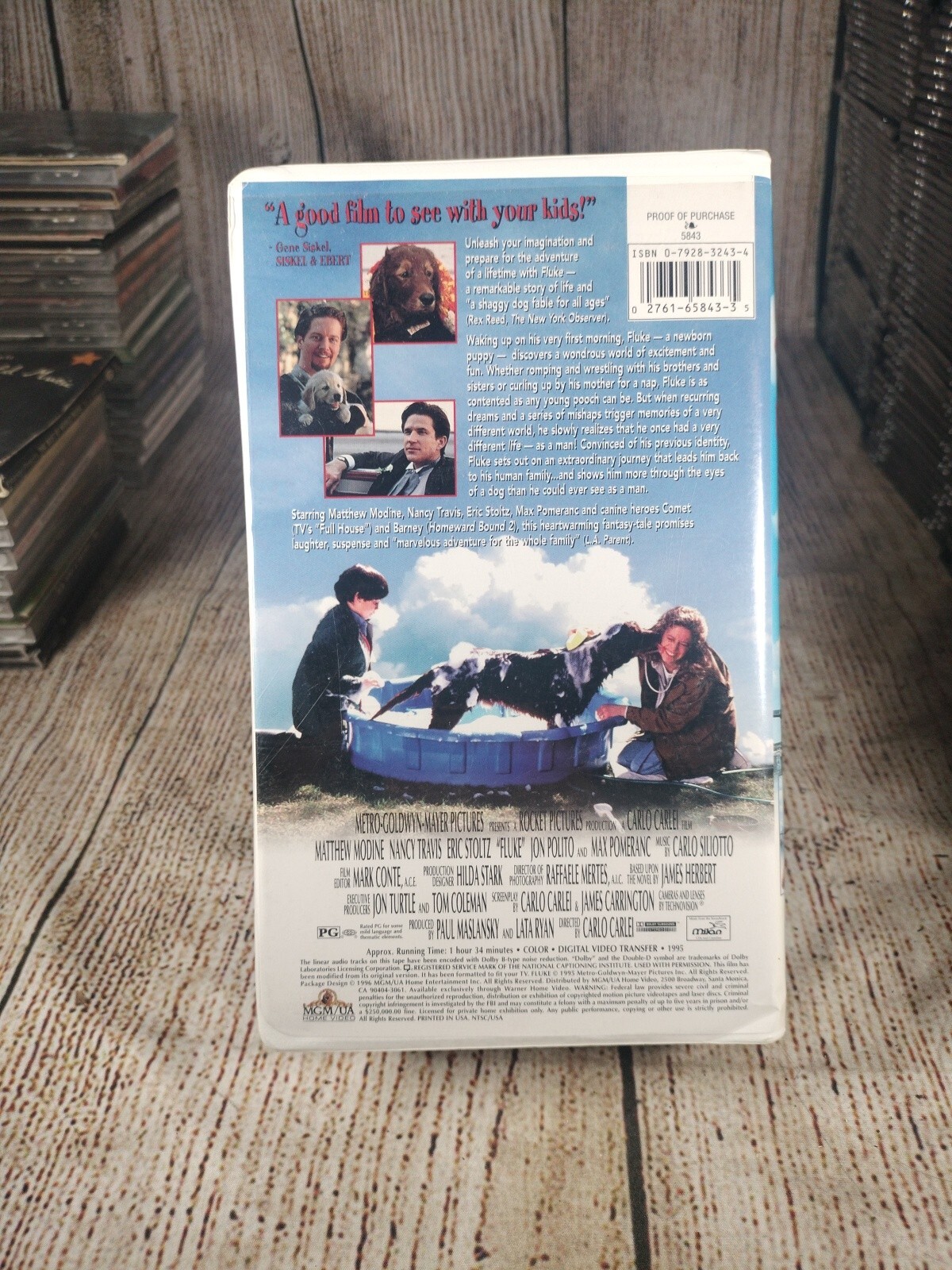 Fluke (VHS, 1996, Clamshell; Family Entertainment) 27616584335| eBay