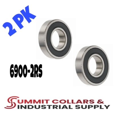 6900-2RS Ball Bearing Supreme Rubber Sealed 10x22x6 mm (Qty 2) | eBay