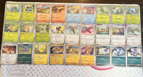 161 Cards!!! Pokémon 151 Complete Bundle Base Master Set Com/Uncommon ...