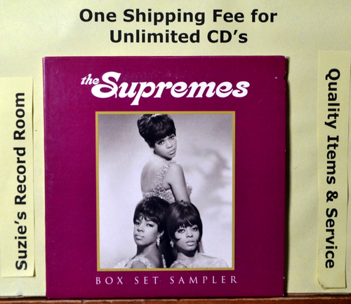 CD Diana Ross & the Supremes Box Set Sampler 8-Songs EX Where Did Our ...