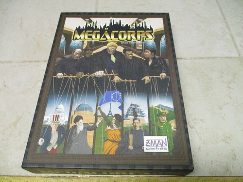 Megacorps Z-Man Games Boardgame 2009 New Open Box Board Game RPG ...