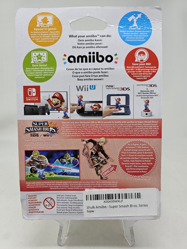 Shulk amiibo Super Smash Series Nintendo New in Box 885165165517| eBay