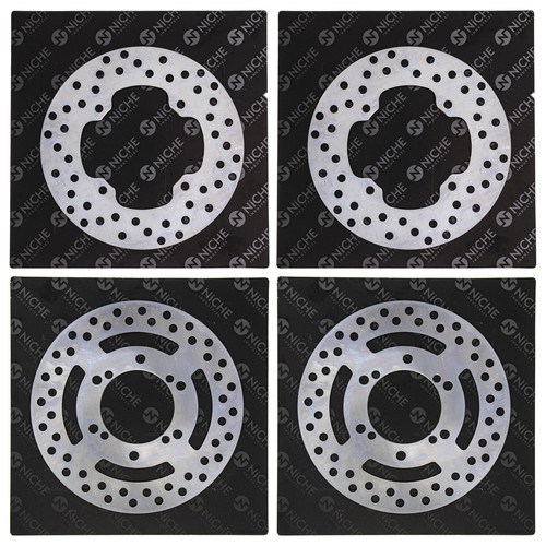 NICHE Front Rear Brake Rotor Kit for Polaris Sportsman 500 400 ATV ...