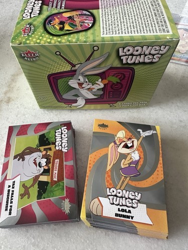 2024 Looney Tunes Fleer Retro Trading Cards Base & Silver 60 Card Lot ...