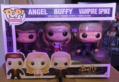 Buffy the Vampire Slayer Funko Pop 3-pack Buffy Spike Angel HMV ...