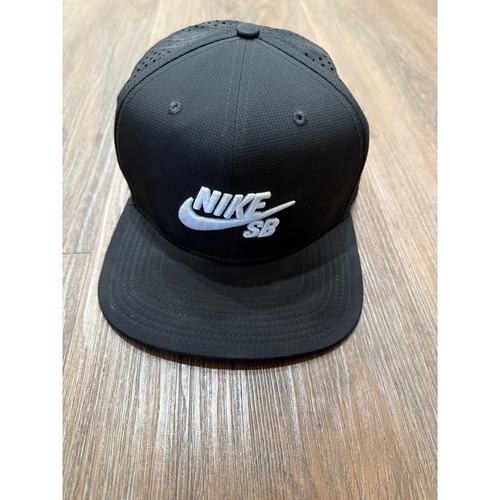 Nike SB Dri Fit Black Hat Cap Skateboard Baseball Sportswear Mens | eBay