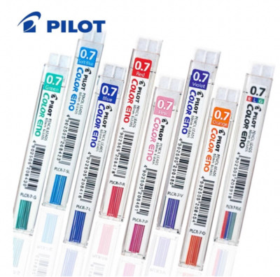 [Pilot] Color Eno 0.7mm Mechanical Pencil Leads 60mm 6 Leads/Tube ...