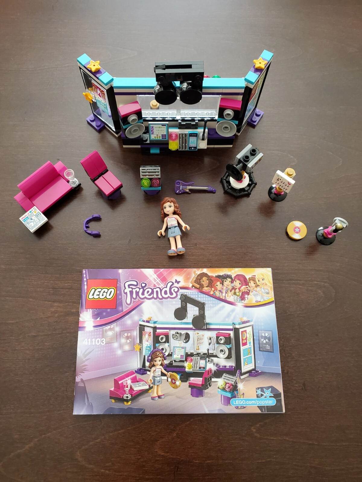 LEGO Friends 41103 Pop Star Recording Studio 100% Build Complete with ...