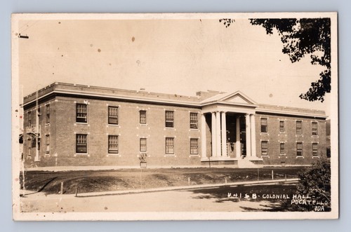 Idaho State University Colonial Hall RPPC Vintage Pocatello Photo ...