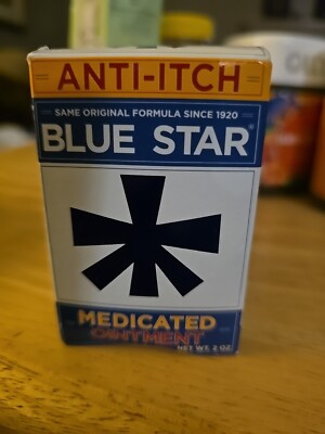 Blue Star Anti-Itch Medicated Ointment, 2oz - 3/25+ 368429201027 | eBay