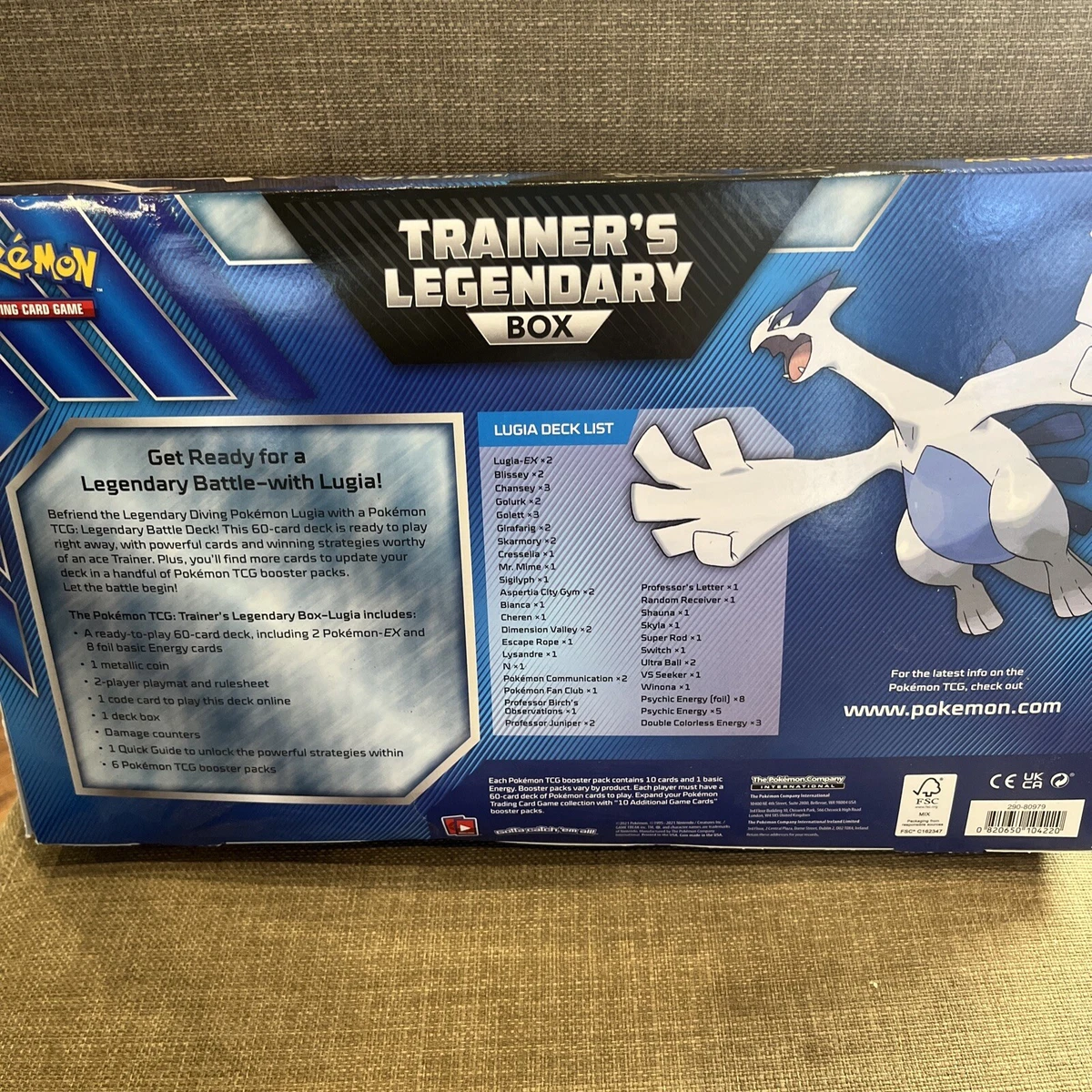 Pokemon Cards Legendary Lugia