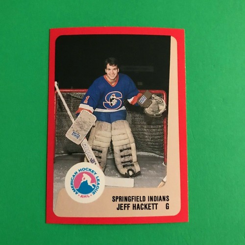 1988-89 ProCards Hockey Jeff Hackett - Springfield Indians AHL (NM) | eBay