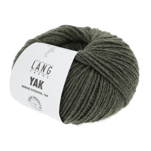 Wolle Kreativ! Lang Yarns - Yak Fb. 98 oliv dunkel 50 g 7611862325083 ...