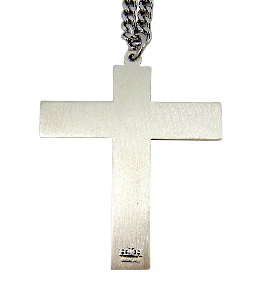 Sterling Silver Good Friday Cross Crucifix Pendant, 1 5/8 Inch | eBay