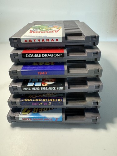 Lot of 6 Nintendo NES Games - Good condition, authentic, tested ...