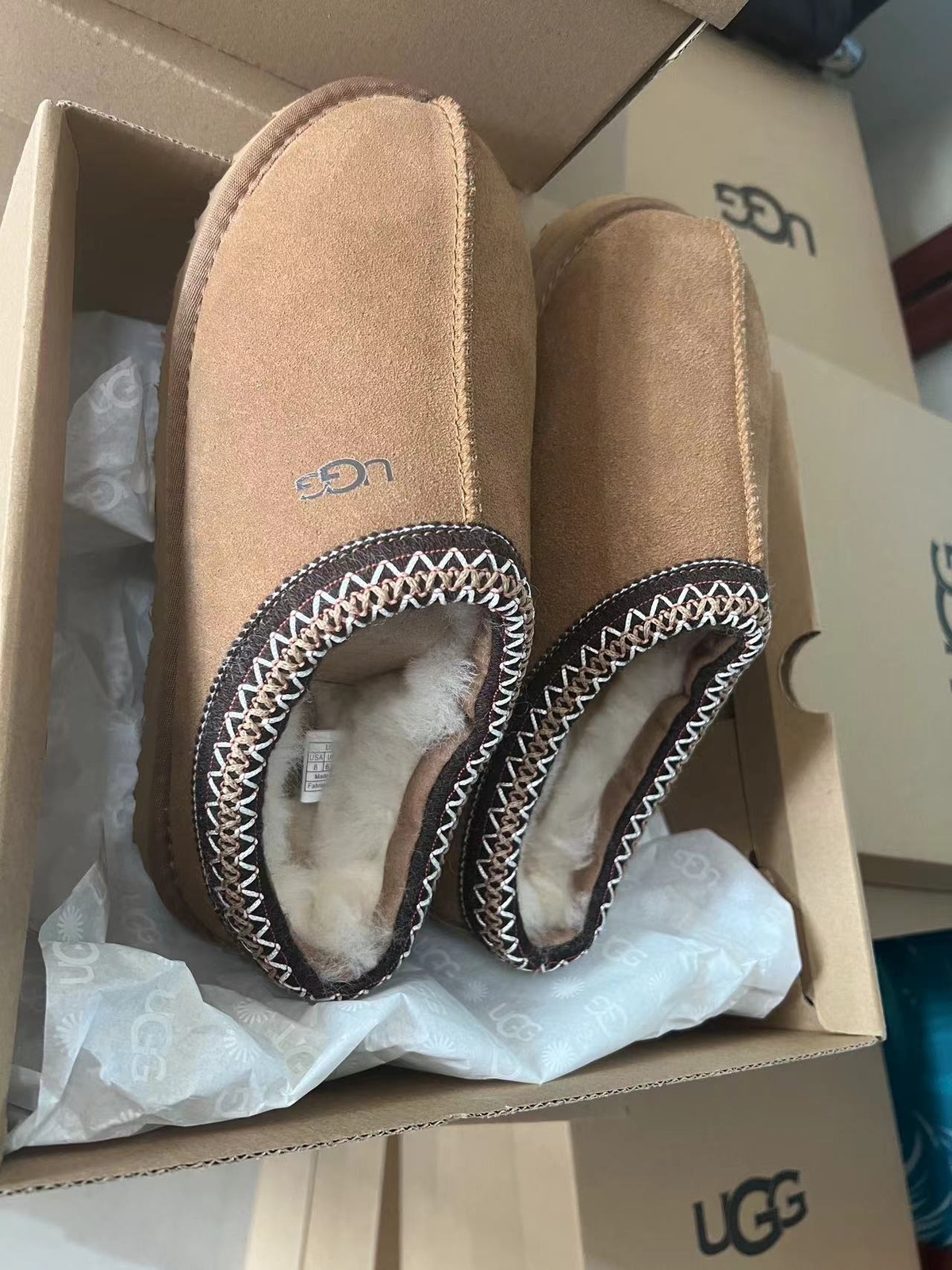 NEW UGG Tasman Chestnut Women's Shoes Slippers Sandals 5955 US Size;5 ...