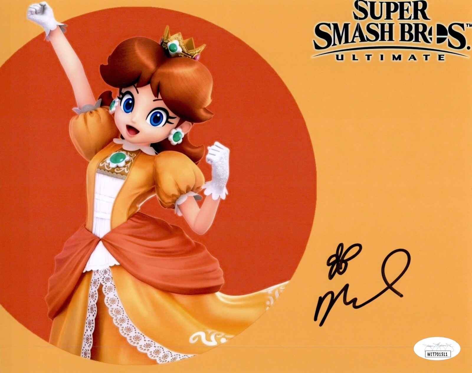 DEANNA MUSTARD Signed SUPER MARIO Daisy 8x10 Photo Autograph JSA COA ...