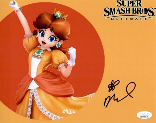 DEANNA MUSTARD Signed SUPER MARIO Daisy 8x10 Photo Autograph JSA COA ...