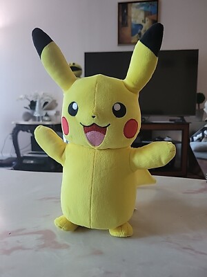 Pokemon Talking My Friend Pikachu 12" Plush Soft Toy Kids Toys Cheeks ...