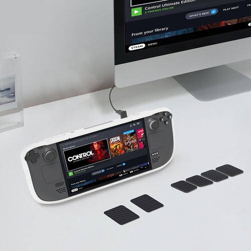 Game Console Protection Case with Stand Button Trackpad Sticker for ...