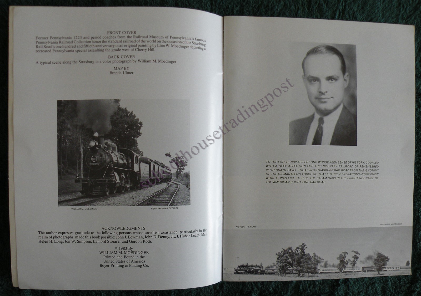 The Road To Paradise By William M Moedinger 1983/ Rebirth Of Strasburg ...