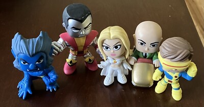 mystery minis x men professor x emma frost cyclops beast colossus | eBay