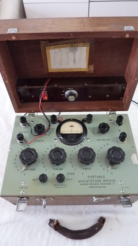 Croydon Precision Instrument Co. Portable Wheatstone Bridge Model PW2 ...