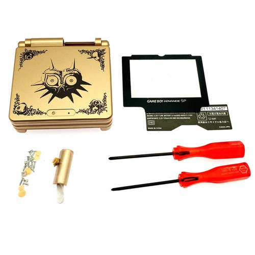 GBA SP Game Boy Advance SP Housing Shell Screen Lens Zelda Majoras Mask ...