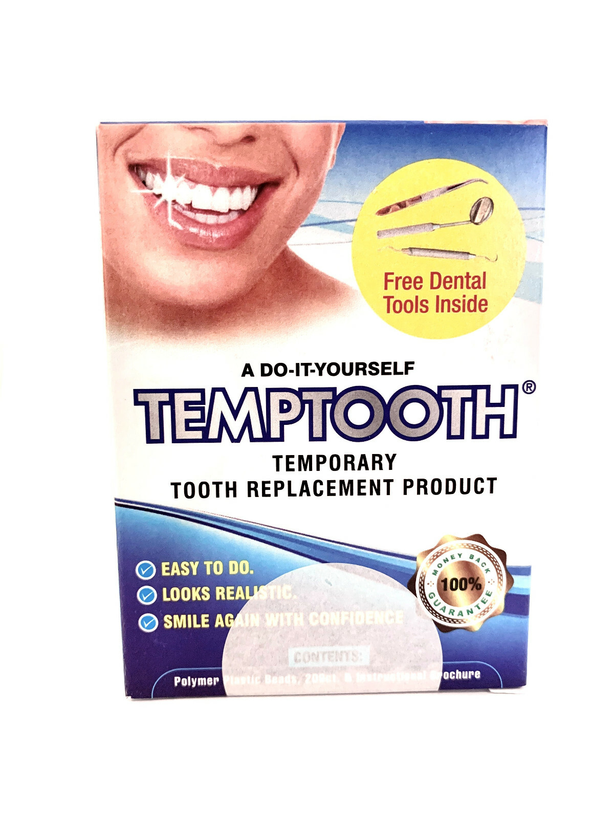 Temptooth Temporary Tooth Temp Tooth False Missing DIY Tooth Kit Post ...