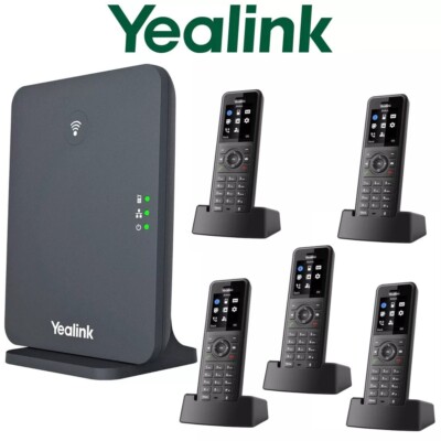 Yealink W79P DECT Phone System Rugged SIP Cordless Bluetooth 5 W59R ...