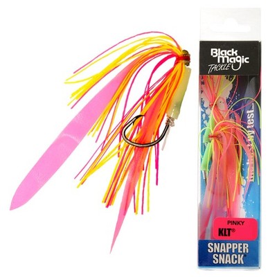 Black Magic Snapper Snack Skirted Flasher Rig 5/0 Pinky | eBay Australia